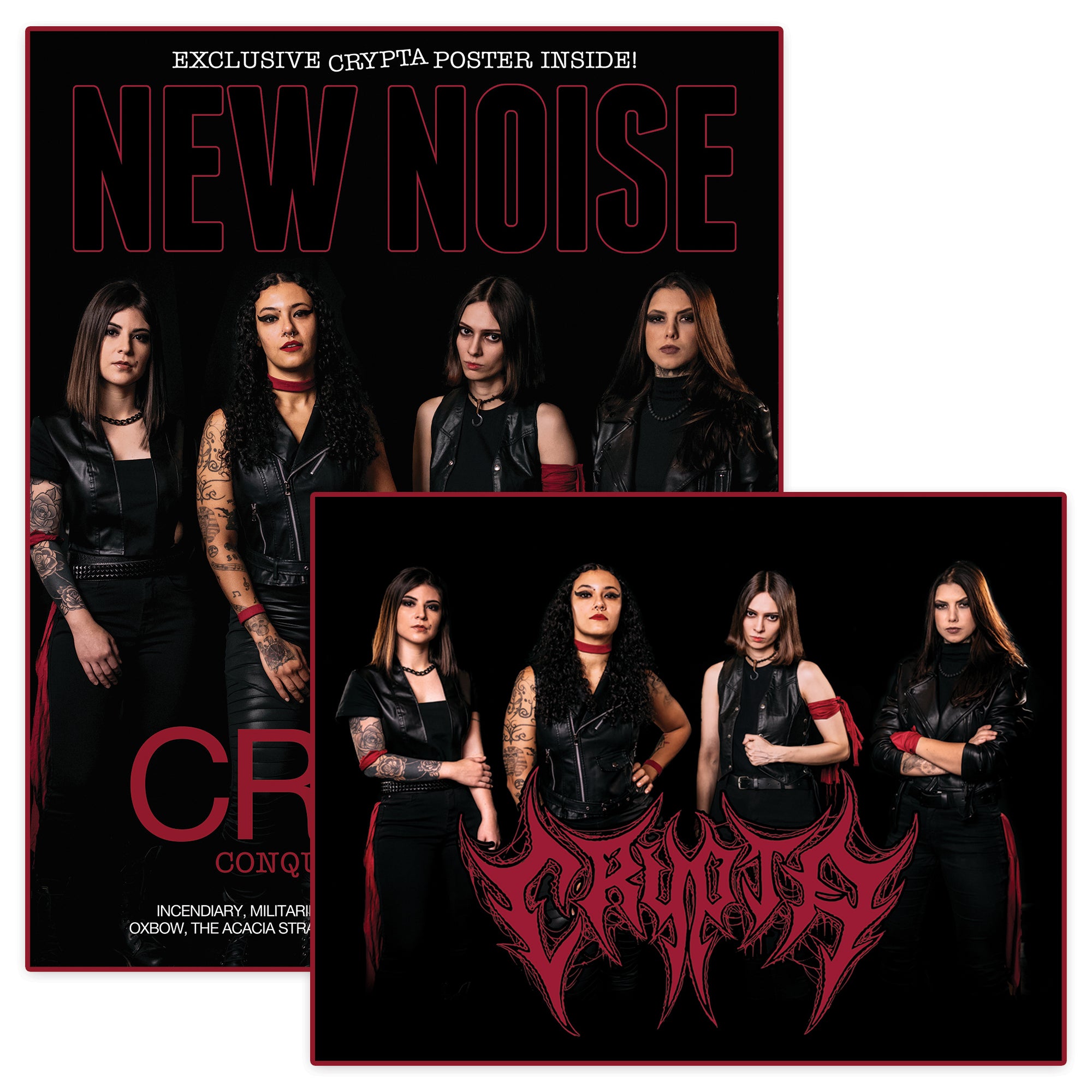ISSUE 67 – COVER FT. CRYPTA W/ EXCLUSIVE FOLD OUT POSTER – New Noise Magazine Store